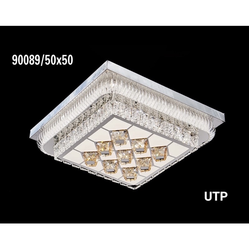 Jual Lampu plafon led kristal / lampu hias / lampu kristal 90089-500 ...