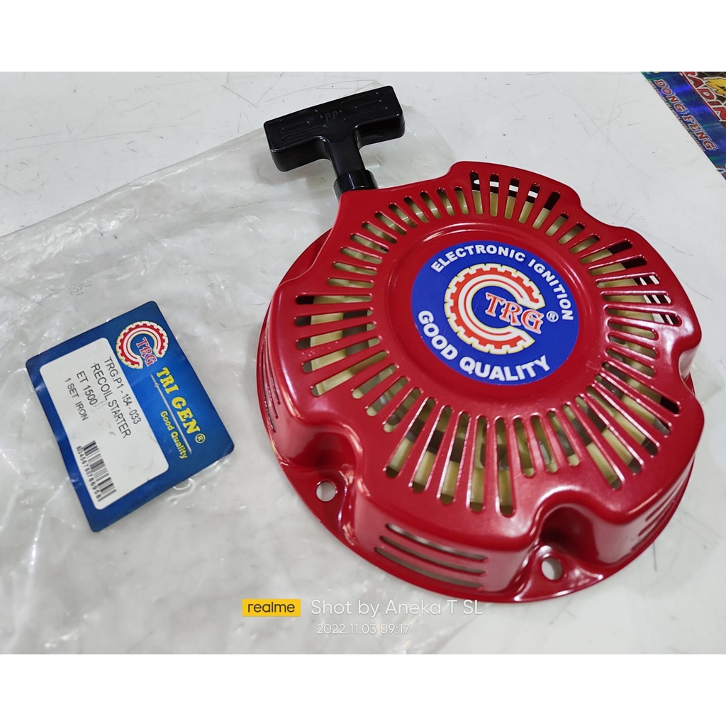 Jual Recoil Starter Assy ET1500 Trigen Tipe Besi (Iron) Recoil Manual ...