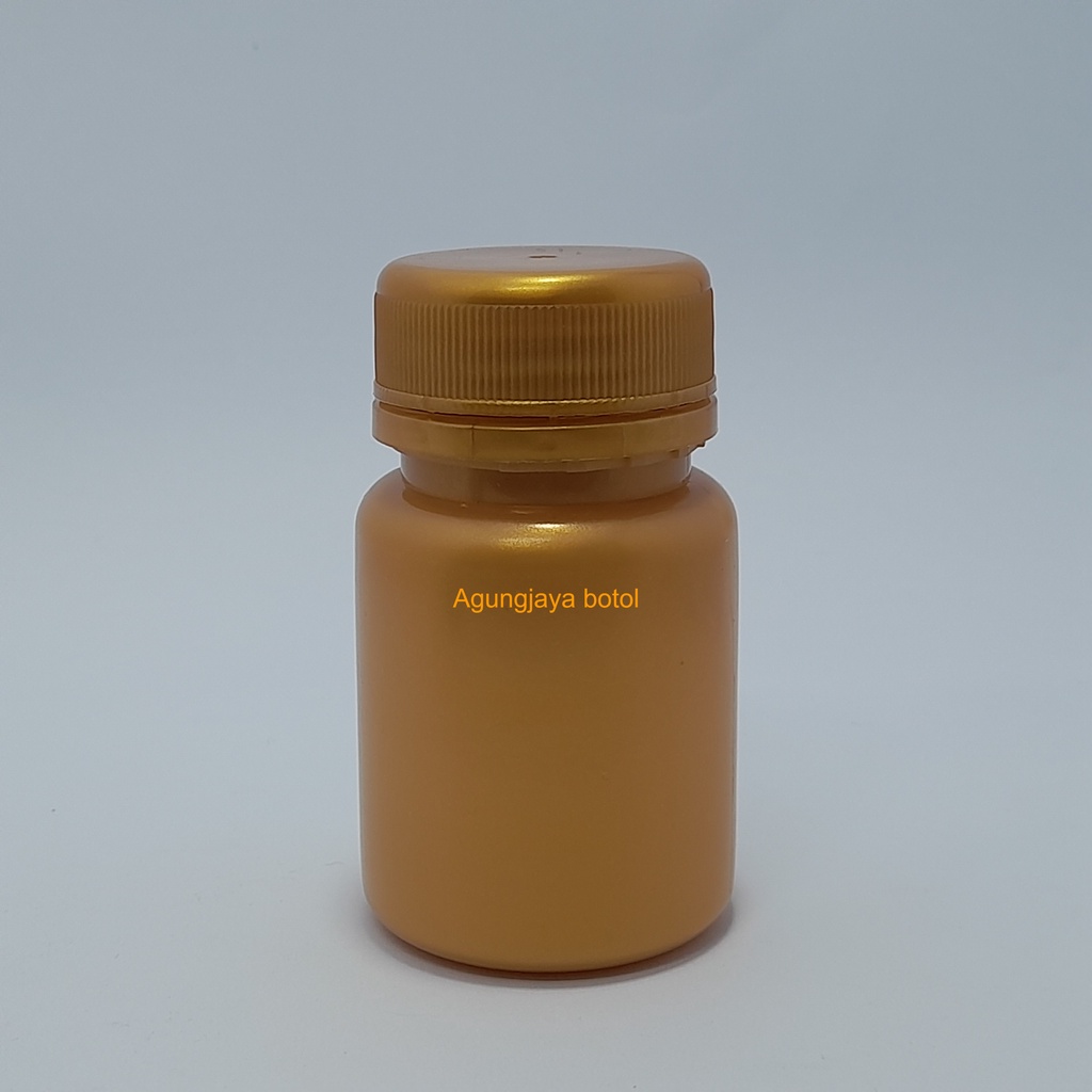 Jual Ester C 30 Kapsul Emas Hdpe / Botol Obat / Botol Ester C 30 Kapsul Emas / Botol Obat Kosong ...