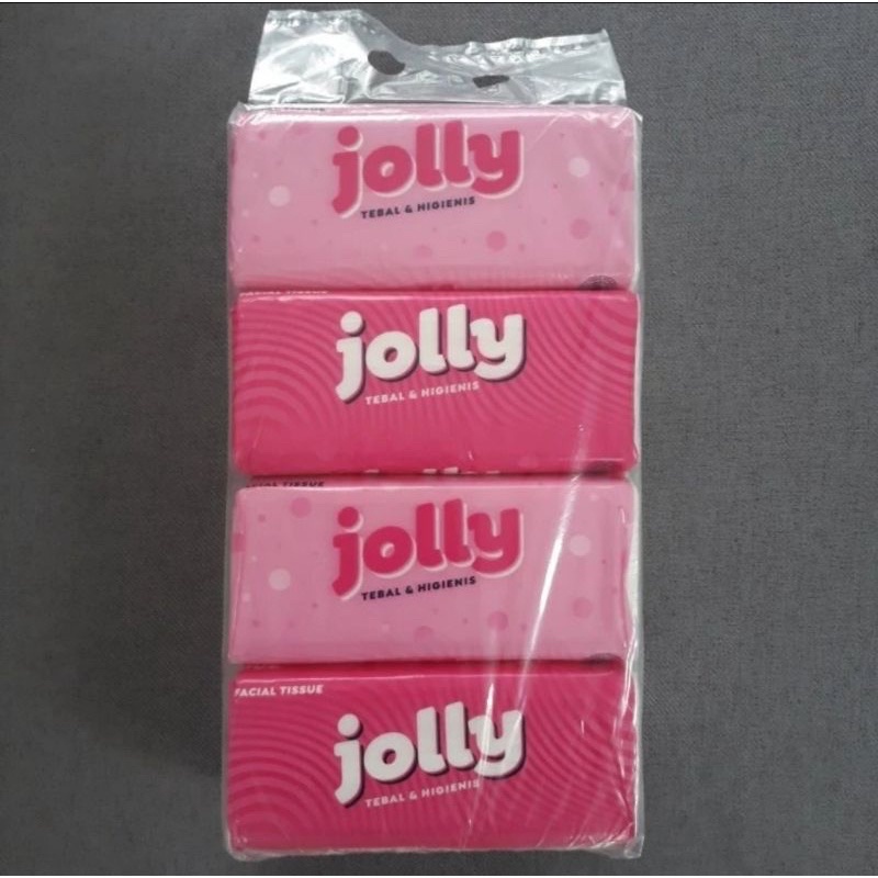Jual Tisue Muka Facial Tissue Tisu Wajah Jolly by Paseo 1 Bal (4 pcs x ...