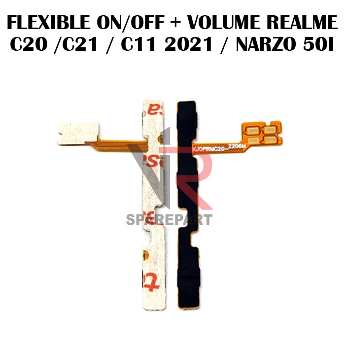 Jual FLEXIBLE ON OFF REALME C20 / C21 / C11 2021 / NARZO 50I ON OFF + VOLUME | Shopee Indonesia