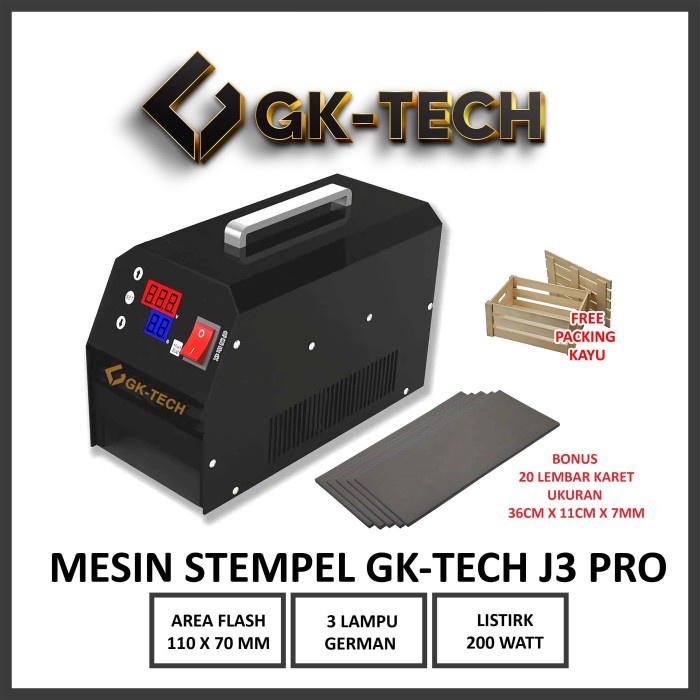 Jual Mesin Stempel Flash Otomatis Import Gkj3Pro | Shopee Indonesia