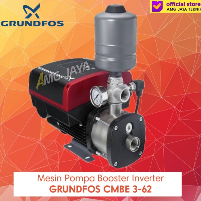 Jual Mesin Pompa Dorong Booster Pump Grundfos CMBE 3-62 Inverter Pompa ...