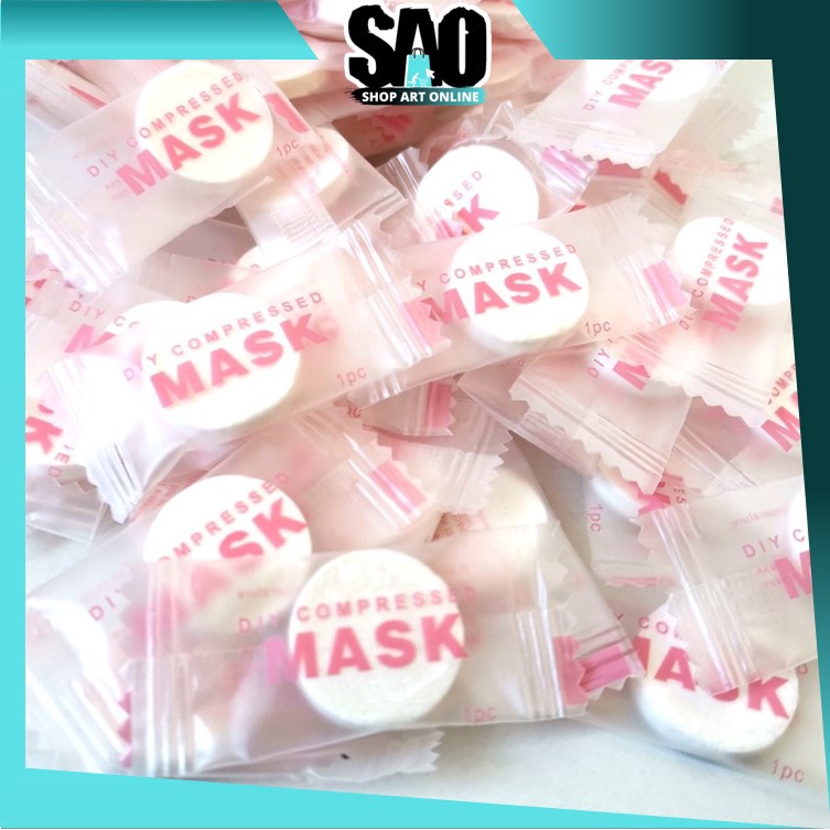 Jual SAO - 5609 Compressed Paper Mask Sheet / Tissue Compress dan ...