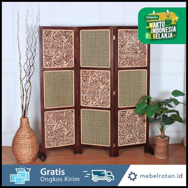 Jual Promo Partisi Ruangan / Pembatas Ruang / Divider Kayu Kombinasi ...