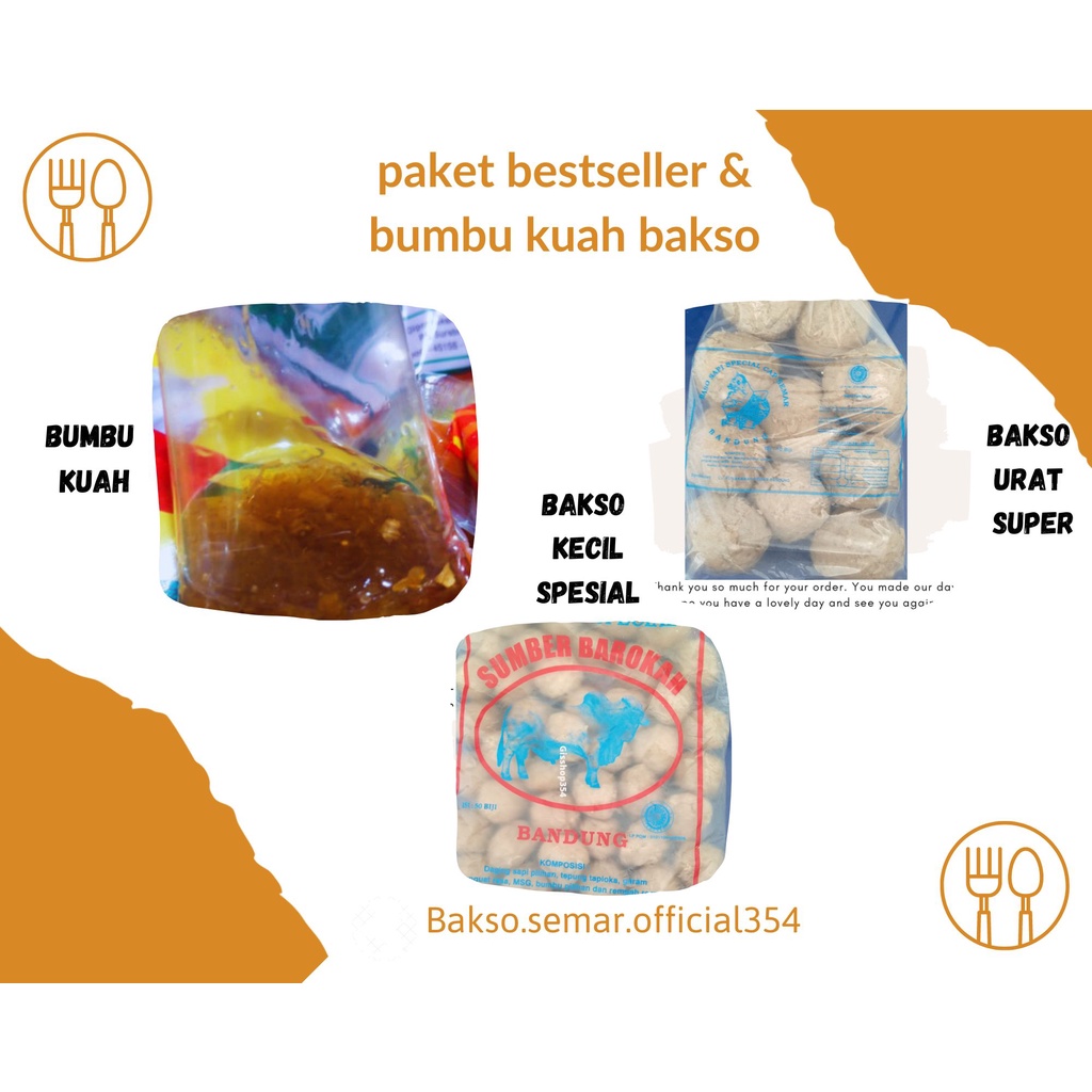 Jual Bakso Sapi Super / Paket bakso Super Plus Bumbu kuah/ Bakso Cap ...