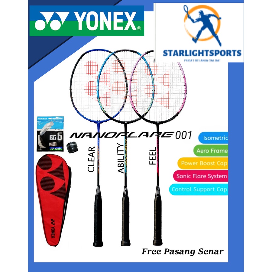 Jual RAKET BADMINTON YONEX NANO FLARE 001 ORIGINAL | Shopee Indonesia