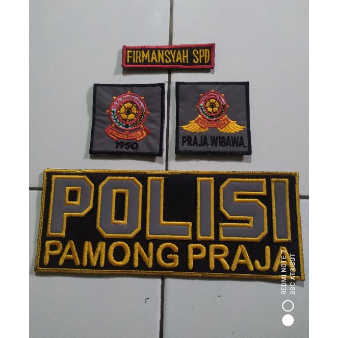 Jual logo rompi jaket satu set - logo polpp - sudah dengan namamu ...