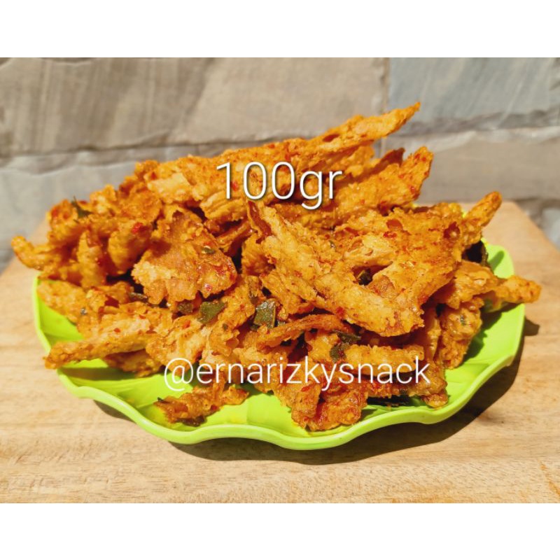 Jual JAMUR CRISPY PEDAS DAUN JERUK 100gr | Shopee Indonesia