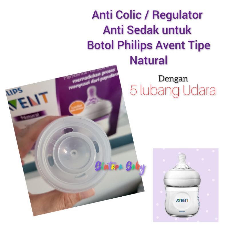 Jual Anti Colic Botol Natural / Regulator Pengatur Aliran Susu / Anti ...