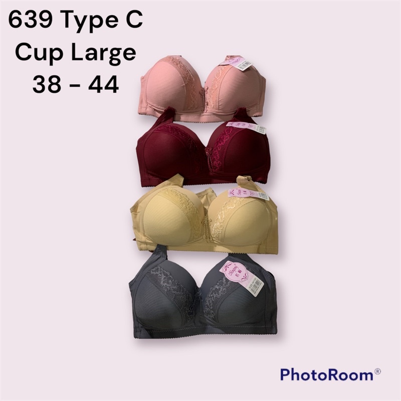 Jual Bra Model Push Up Busa Tipis 639 type C Tanpa Kawat (Pisthacio ...