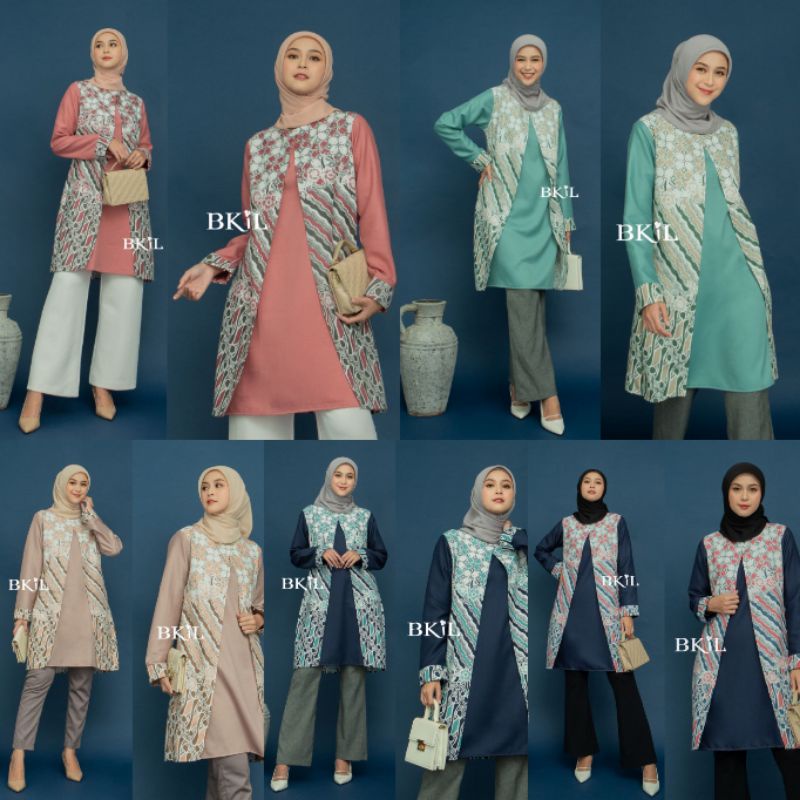 Jual BATIK TUNIK KARTIKA BATIK WANITA SERAGAM BATIK KANTOR BAJU BATIK ...