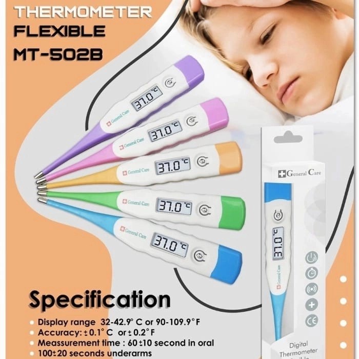 Jual THERMOMETER DIGITAL FLEXIBLE GENERAL CARE - TERMOMETER MEDICAL ...