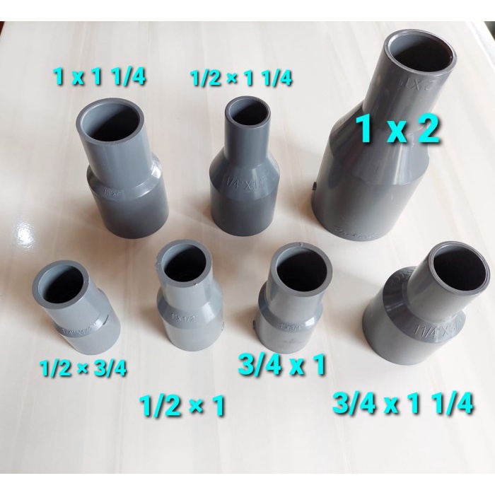 Jual Fitting Vlok Sok Pvc Reducer / Sambungan Fitting Pipa Vlok Sock ...