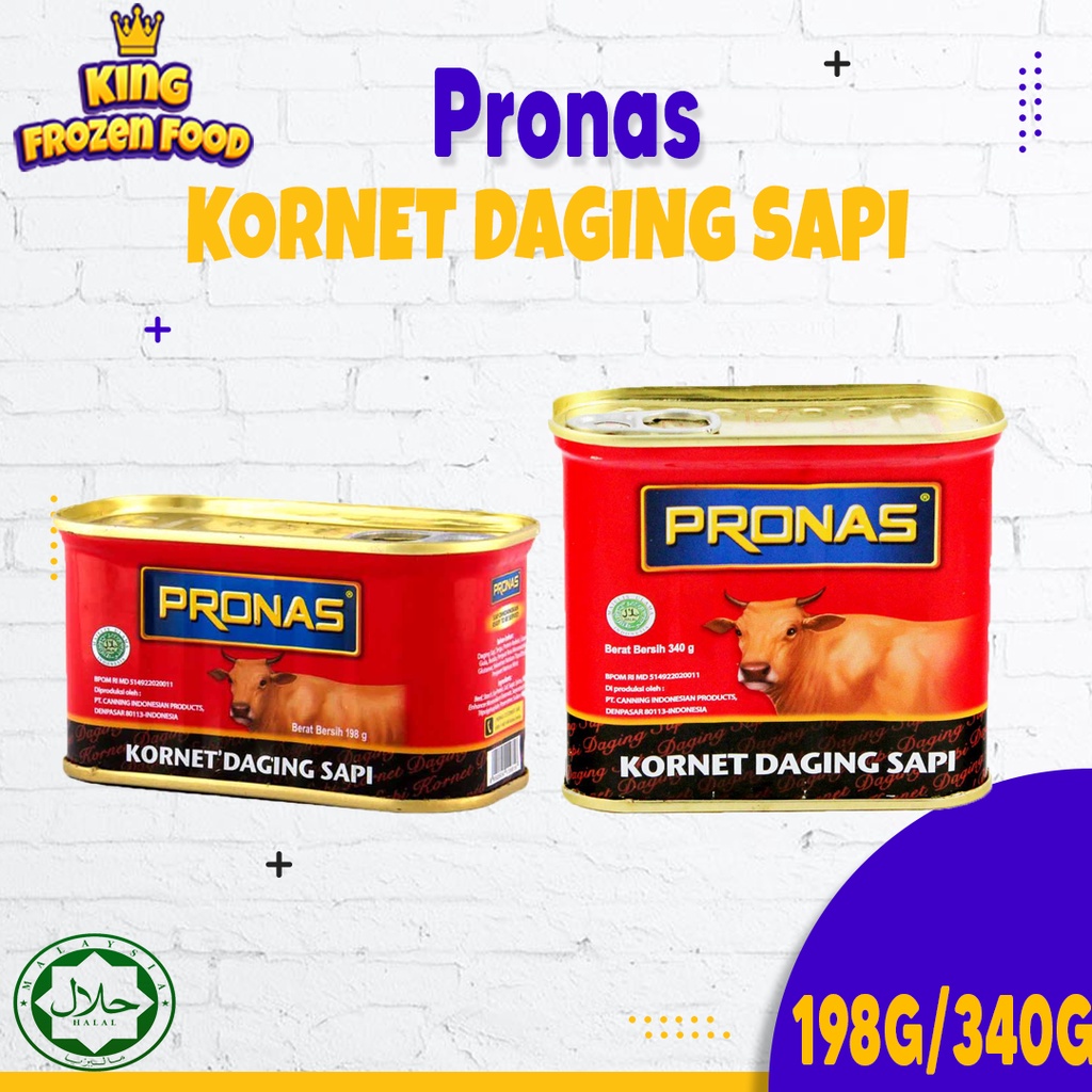 Jual Pronas Kornet Daging Sapi 198G/340G | Shopee Indonesia