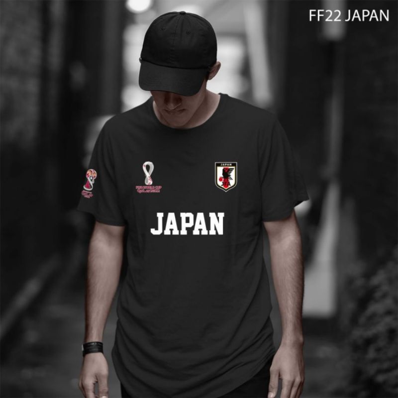Jual Kaos Tshirt Baju Obral Murah Combed 30s Distro JEPANG PIALA DUNIA QATAR 2022 FIFA WORLD CUP ...