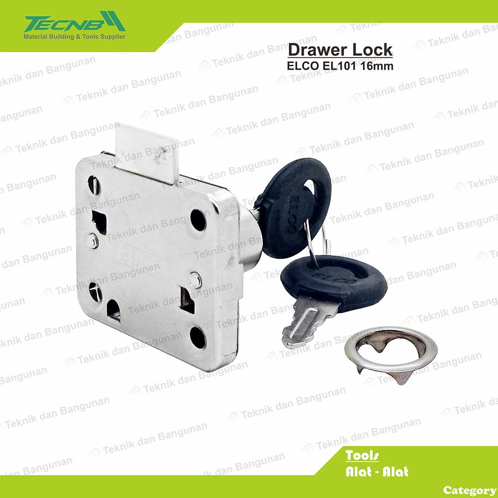 Jual EL 101 16mm - Kunci Laci / Loker / Lemari / Meja Kerja - Drawer ...