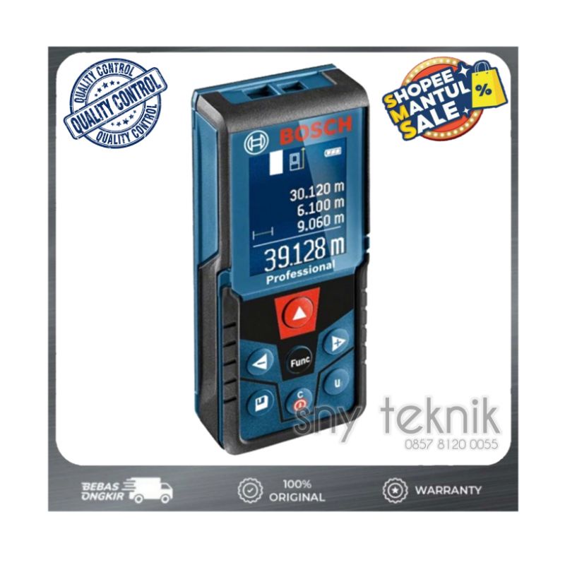 Jual BOSCH Meteran Laser Digital 40 Meter - Digimatic Laser Distance ...