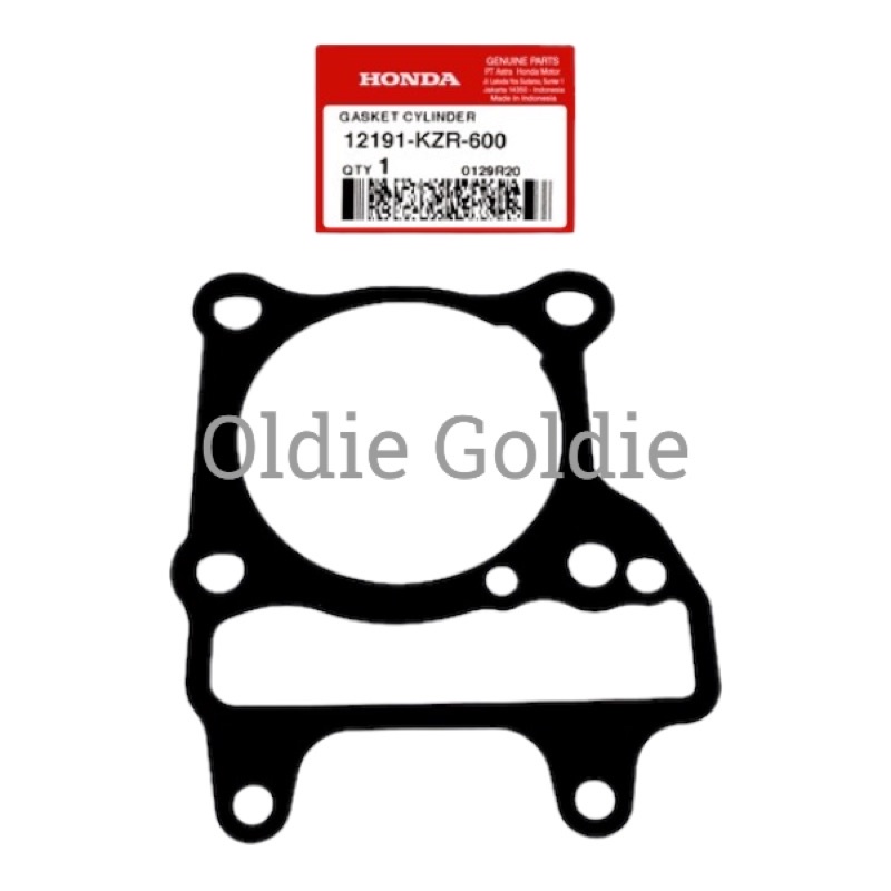 Jual 12191-KZR-600 Gasket Cylinder Blok Block Vario 125 150, PCX ADV Paking Plat Hitam Silinder ...
