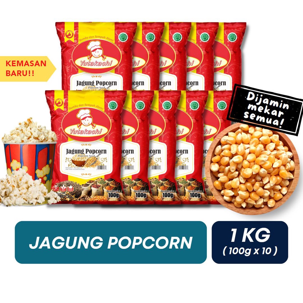 Jual [RENCENG] Jagung Popcorn uk 100gr (1 renceng isi 10pcs) / Biji ...