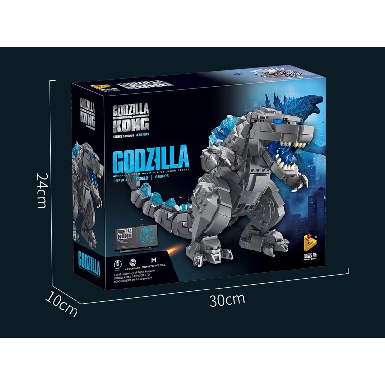 Jual Brick Panlos Godzilla vs. Kong Seri Q Cute Mini Size Mecha ...