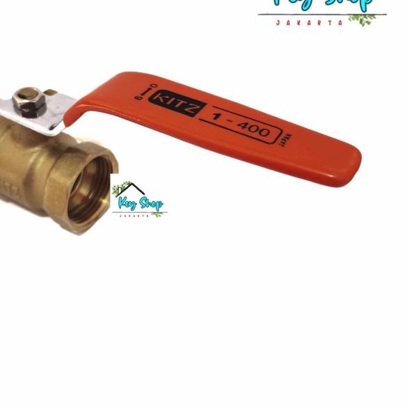 Jual Ball Valve KITZ Kuningan/bras 1"Inch | Shopee Indonesia