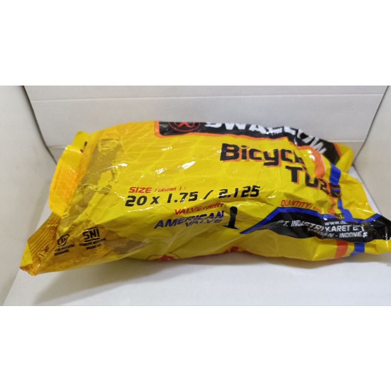 Jual BAN DALAM SEPEDA 20 x 1.75/2.125 SWALLOW | Shopee Indonesia