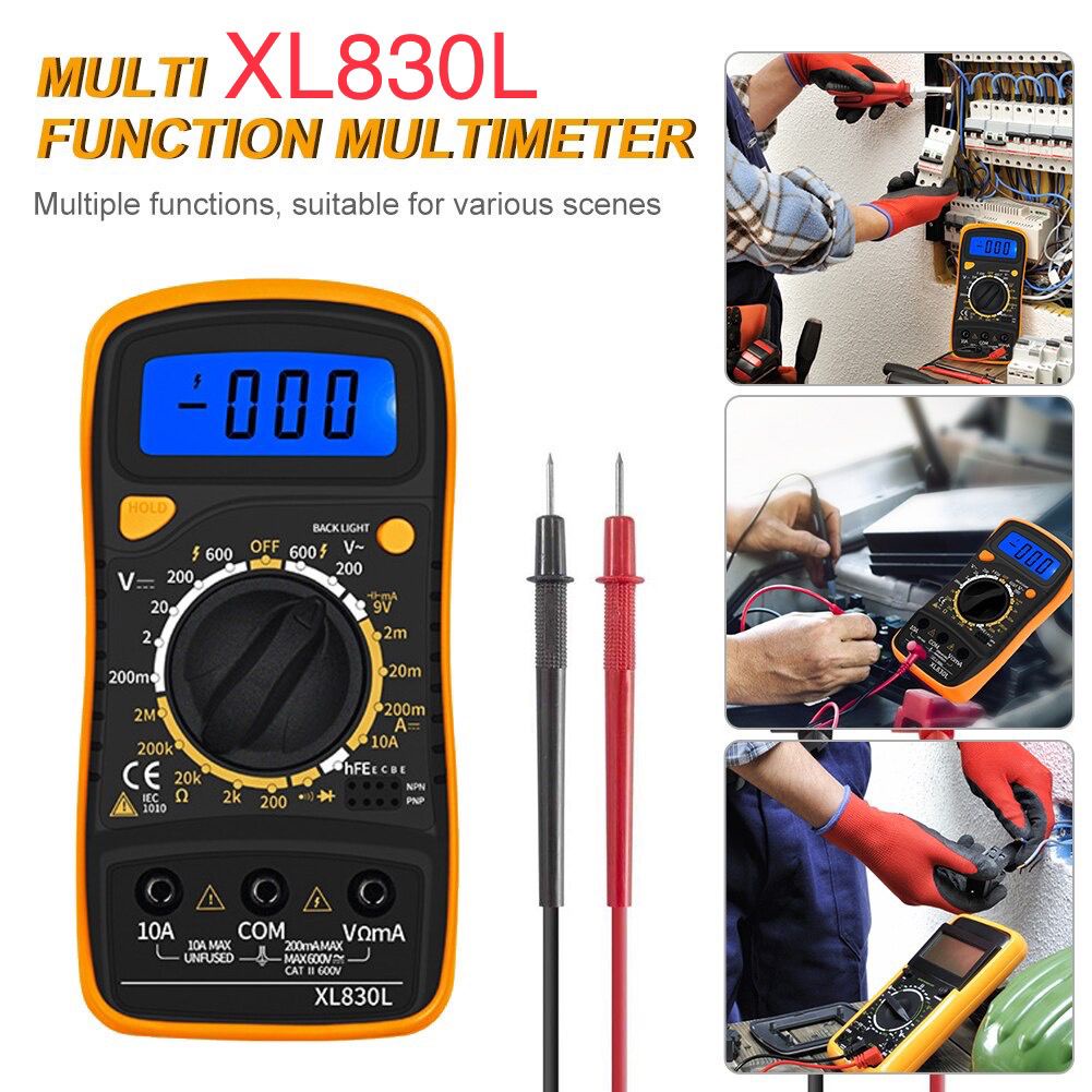 Jual Multimeter Digital AC/DC Voltage Tester /Multitester Digital ...