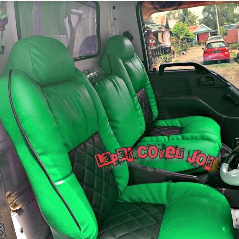 Jual sarung jok mobil truk isuzu nkr 71 elf macan model sopa/bungkus ...
