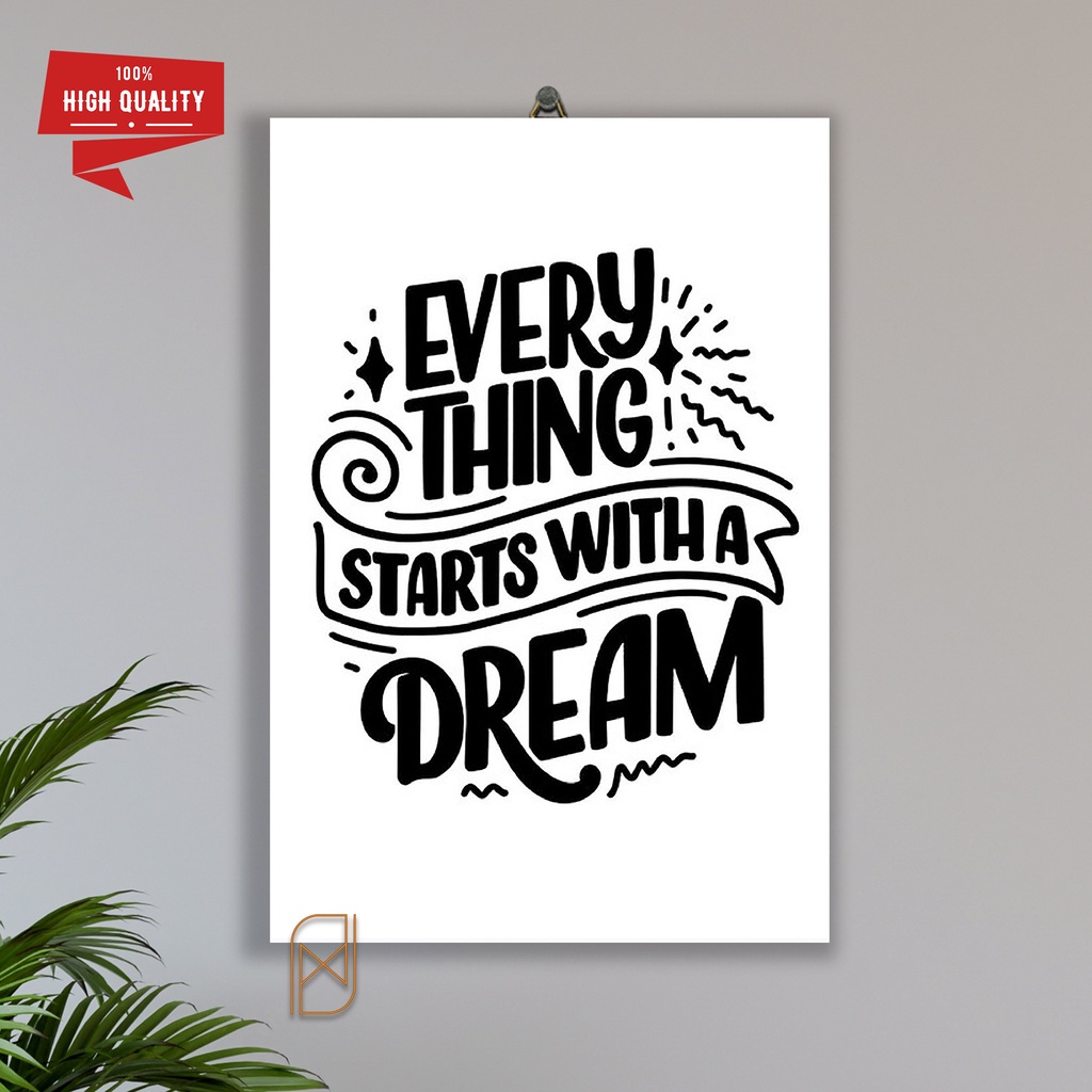 Jual HIASAN DINDING QUOTES AESTHETIC WALLDECORE HIASAN DINDING PAJANGAN ...