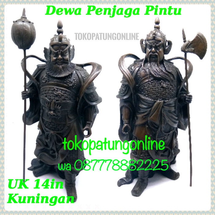 Jual PATUNG DEWA PENJAGA PINTU KUNINGAN | Shopee Indonesia