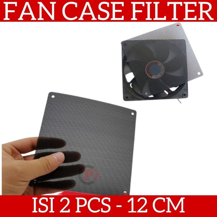 Jual PC CPU Computer Fan Dust Filter Penyaring Debu Kipas Casing 12 x ...