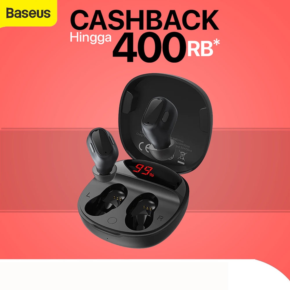 Jual Baseus WM01 / Encok WM-01 TWS True Wireless Earbuds Bluetooth ...