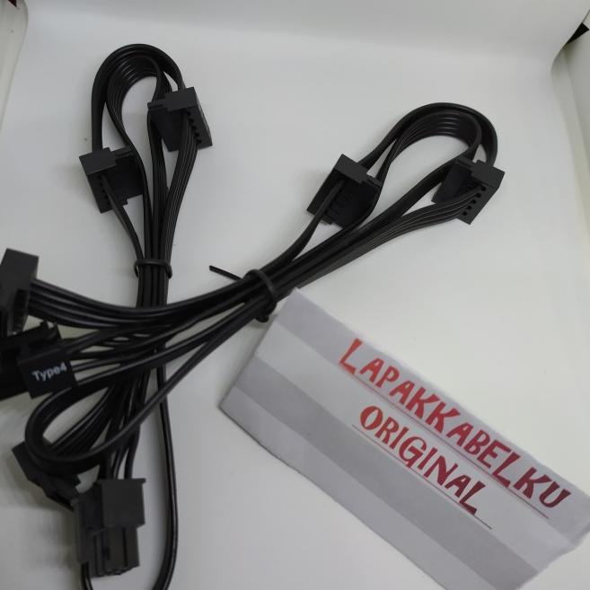 Jual kabel modular corsair dari psu 6 pin ke sata | Shopee Indonesia