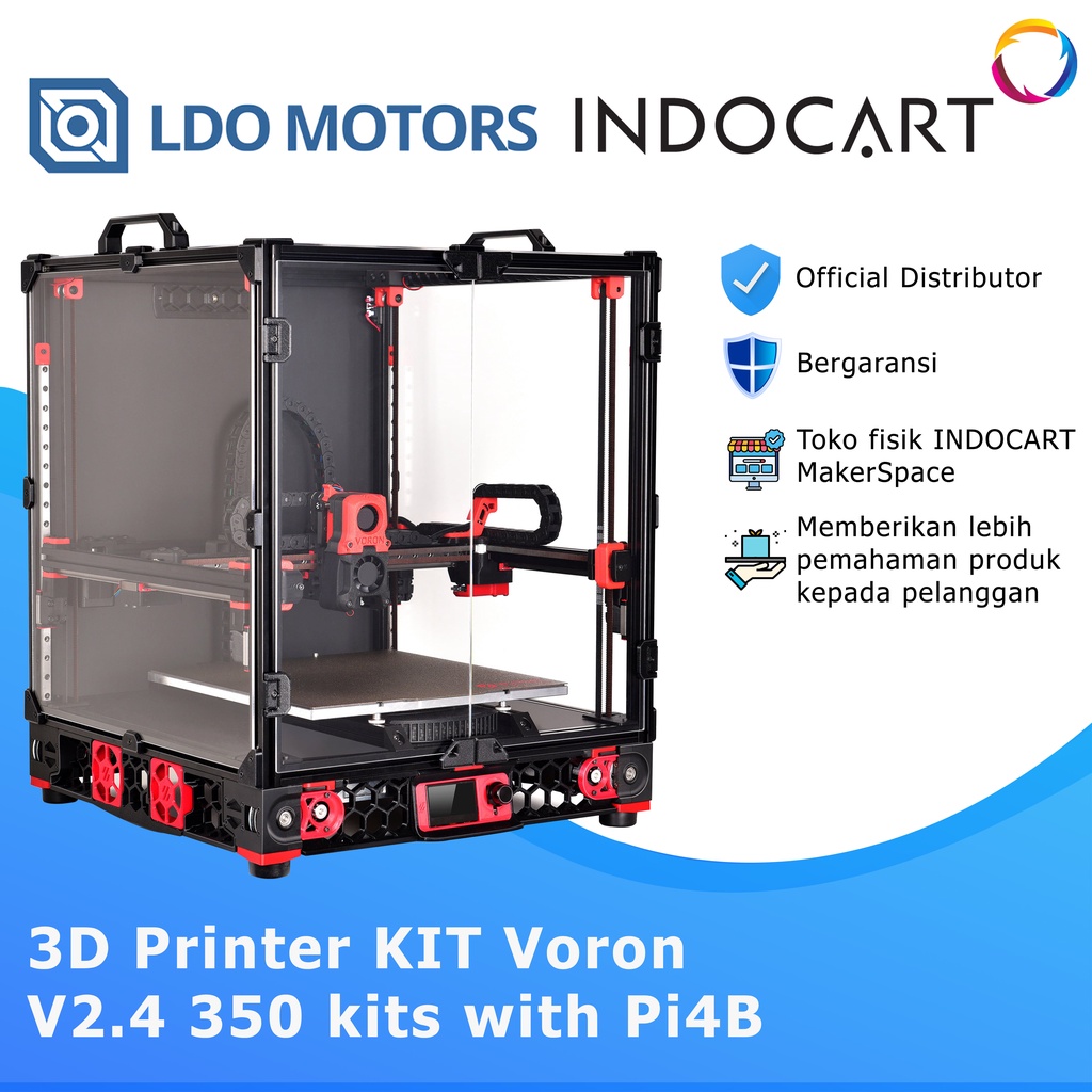 Jual 3D Printer Unit LDO VORON KIT V2.4-350 Printer Kits with Pi4B ...
