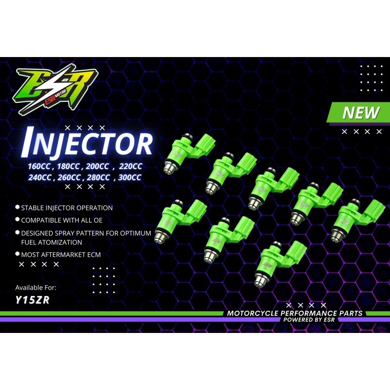 Jual INJECTOR INJEKTOR ESR AEROX MXKING NMAX NVL R15V2 V3 LEXI ...