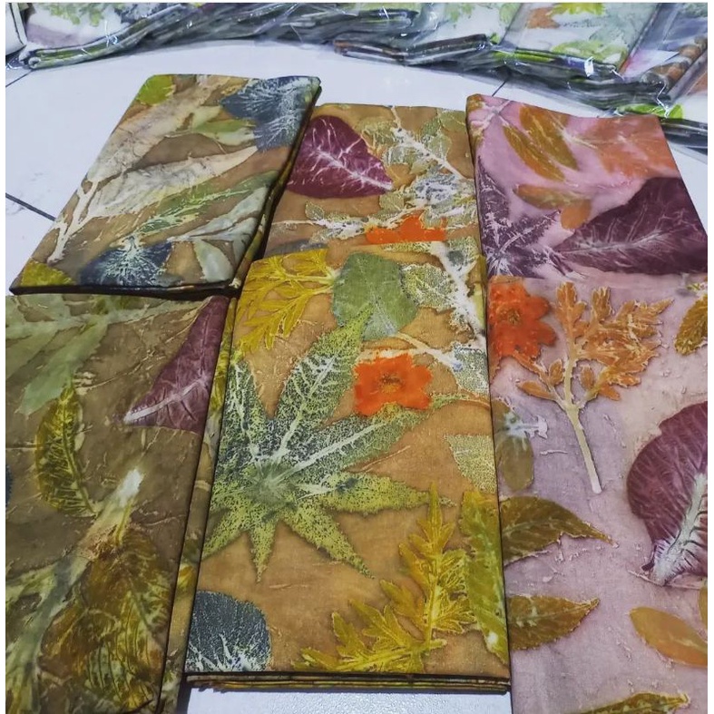 Jual Kain Batik Ecoprint Katun | Shopee Indonesia