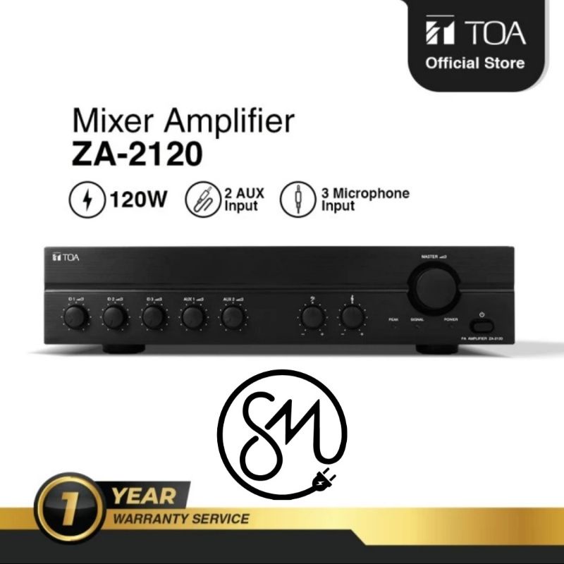 Jual Mixer Amplifier TOA ZA-2120 Original 120 w watt ZA2120 Ampli ...