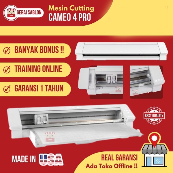 Jual Mesin Cutting Sticker Silhouette Cameo 4 PRO 60 CM | Shopee Indonesia