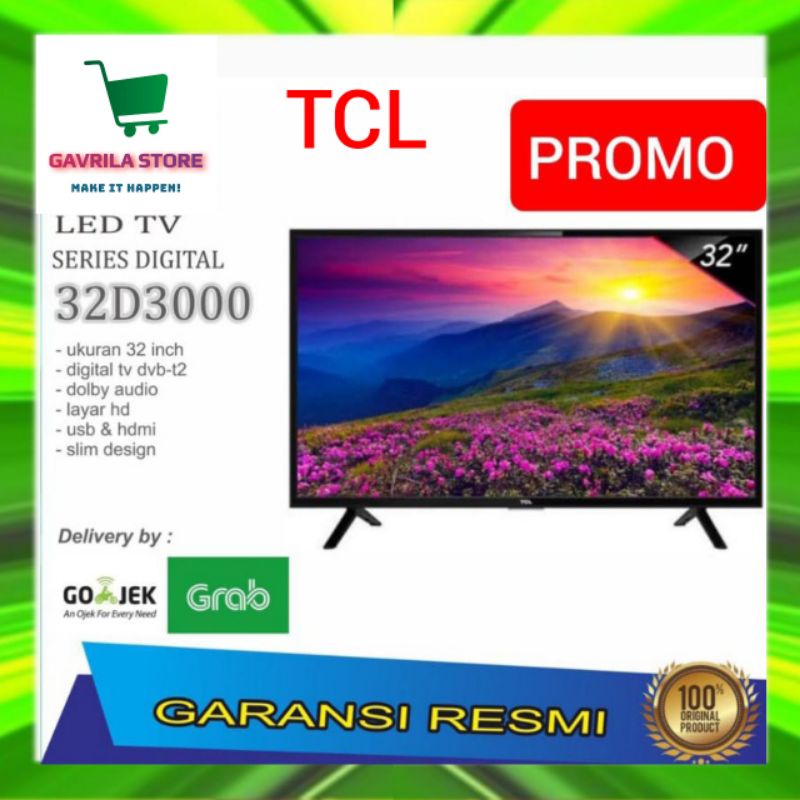 Jual TV LED DIGITAL 32 INCH CHANGHONG 32D3000 | Shopee Indonesia