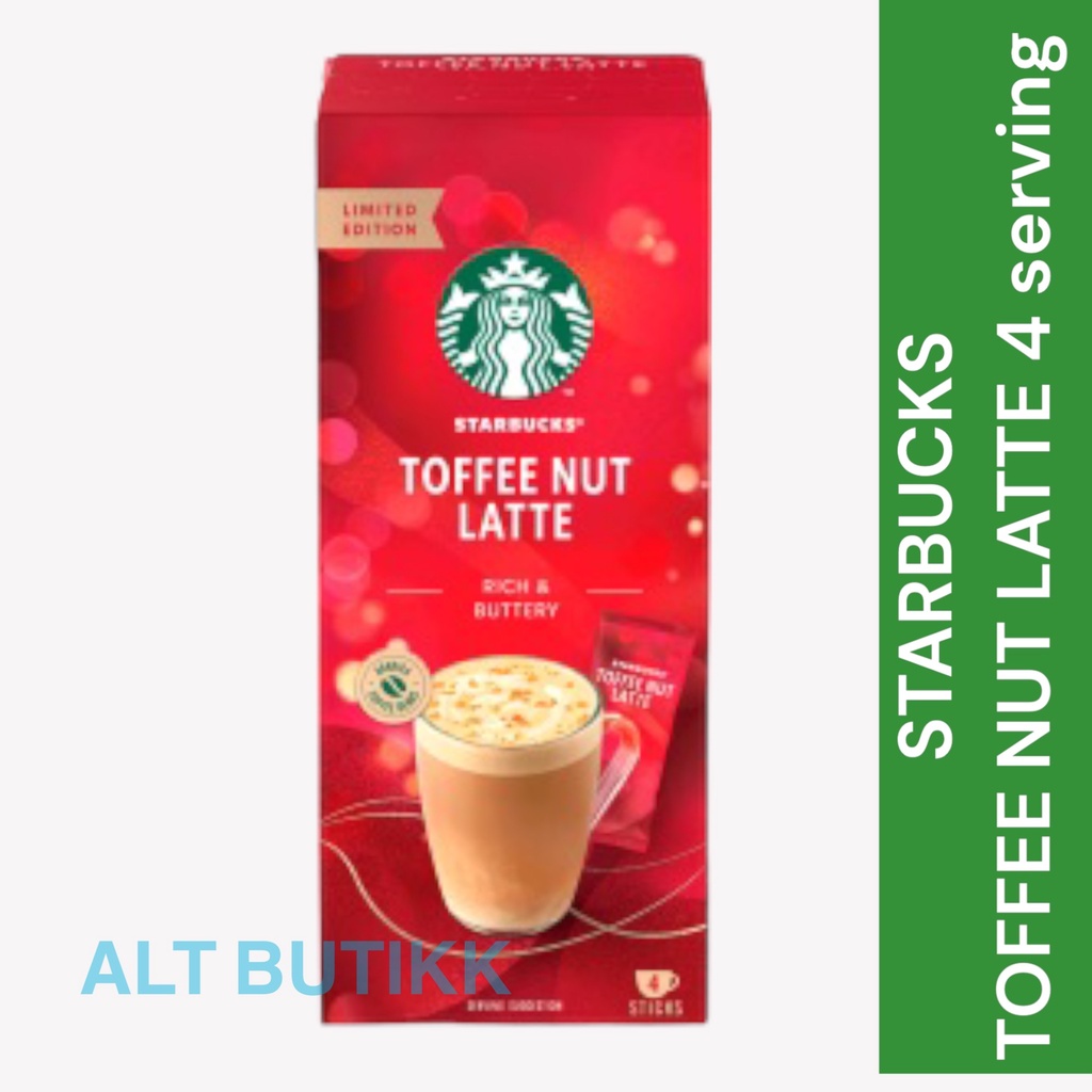 Jual STARBUCKS TOFFEE NUT LATTE | INSTANT COFFEE | LIMITED EDITION | 4 ...