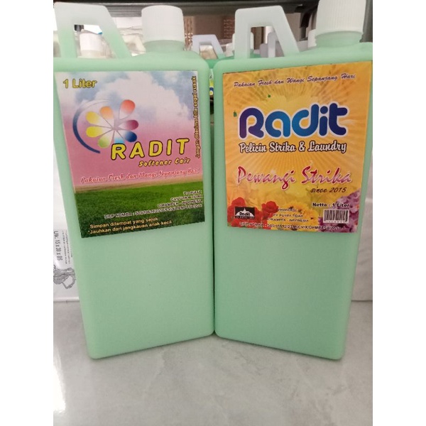 Jual Paket nyetrika radit (softener dan pelicin setrika kemasan botol ...