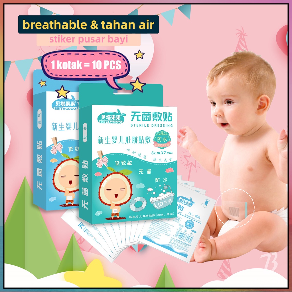 Jual stiker pusar bayi / Stiker pusar steril / Hansaplast Plester Luka ...