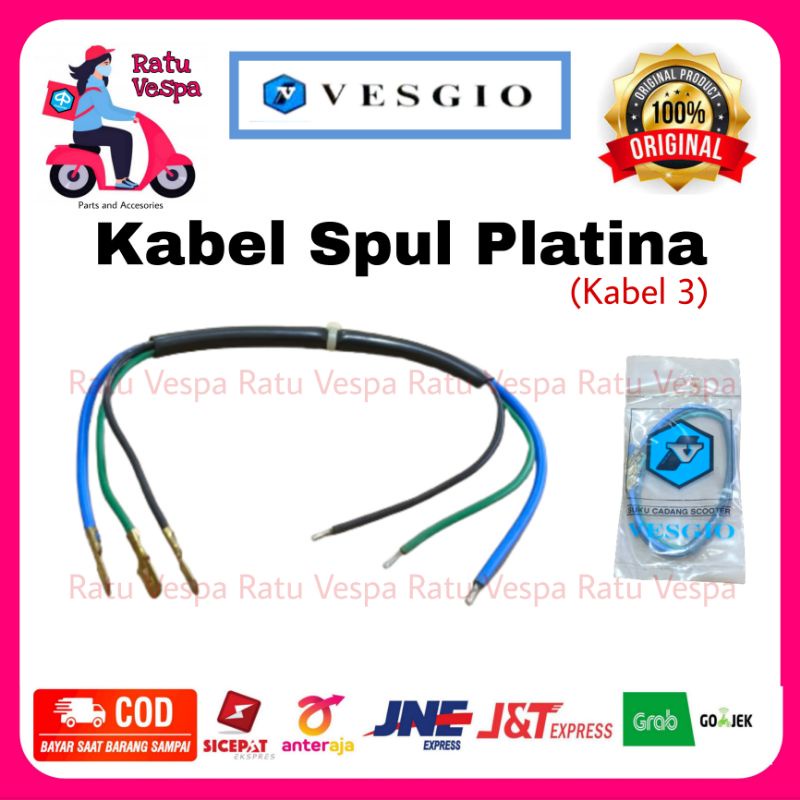Jual Kabel Spul Platina dan CDI Vespa Super Sprint PX PS Strada Excel ...
