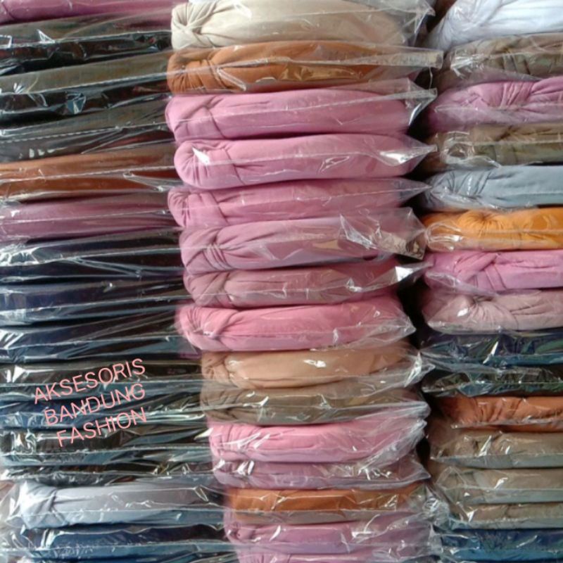 Jual ""12 Pcs""Bando simpul Korea Polos Bando Adriana batang Bondu ...