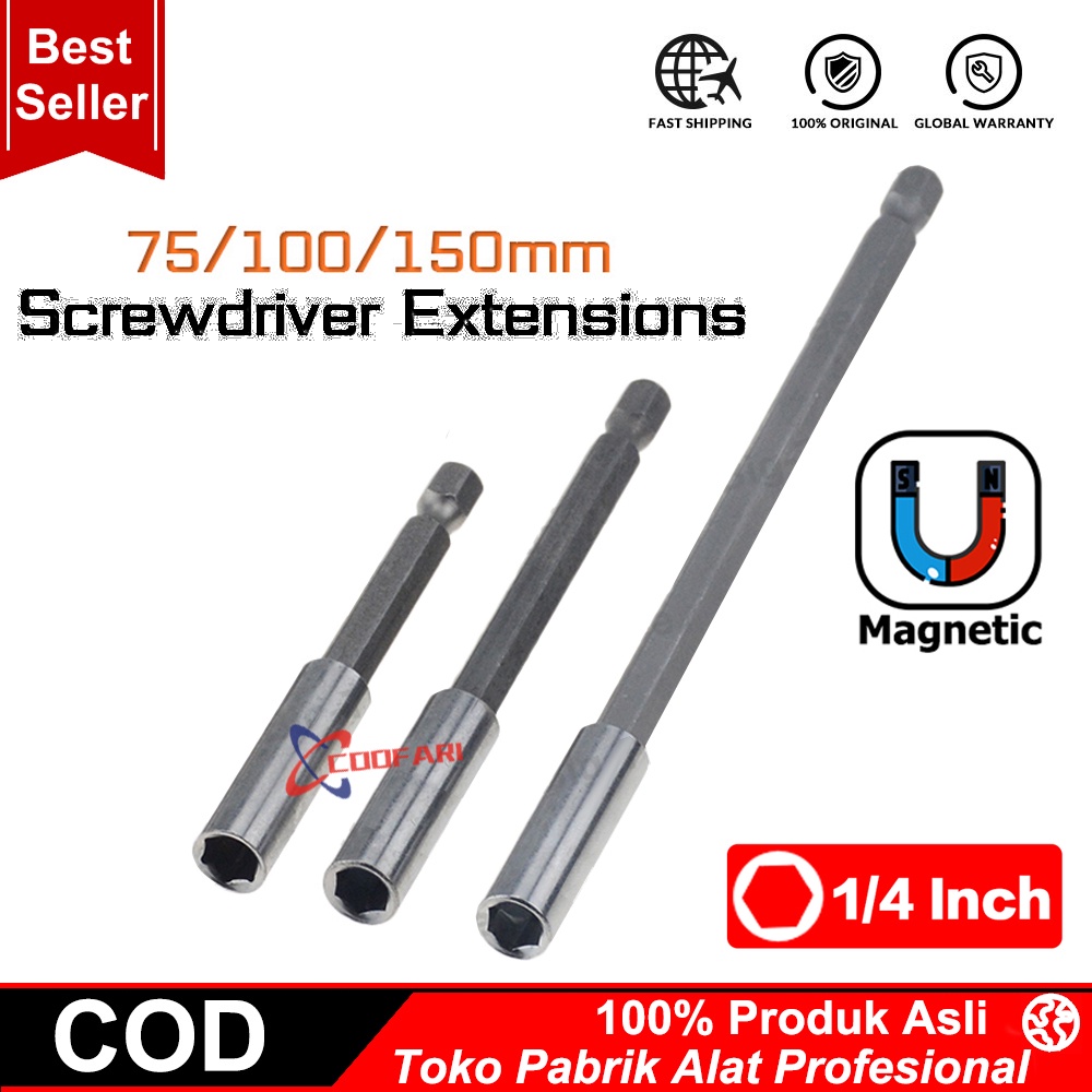 Jual Mata Bor Ekstensi Obeng Segi Enam, 75/100/150Mm Ekstensi Obeng ... Jual Mata Bor Ekstensi Obeng Segi Enam, 75/100/150Mm Ekstensi Obeng ...