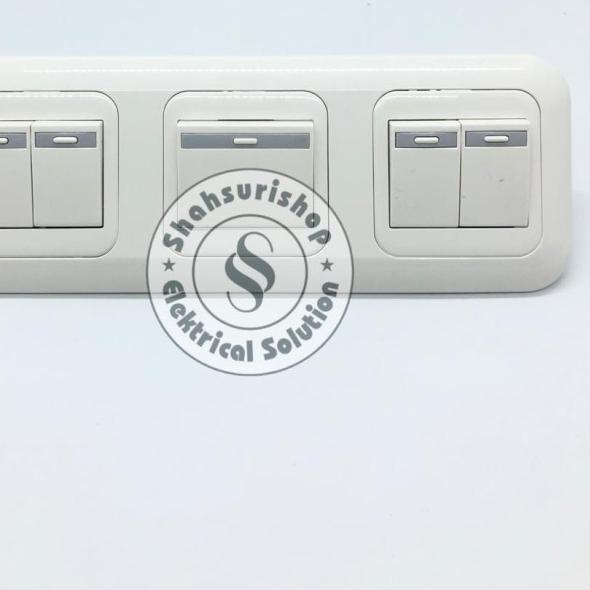 Jual SAKLAR PANASONIC ISI 5 MATA 3 GANG WIDE SERIES | Shopee Indonesia