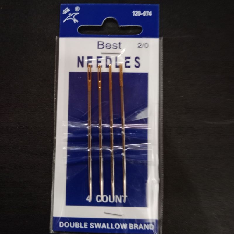 Jual Jarum jahit tangan Merk:Double Swallow ukuran 2/0 (120-074 ...