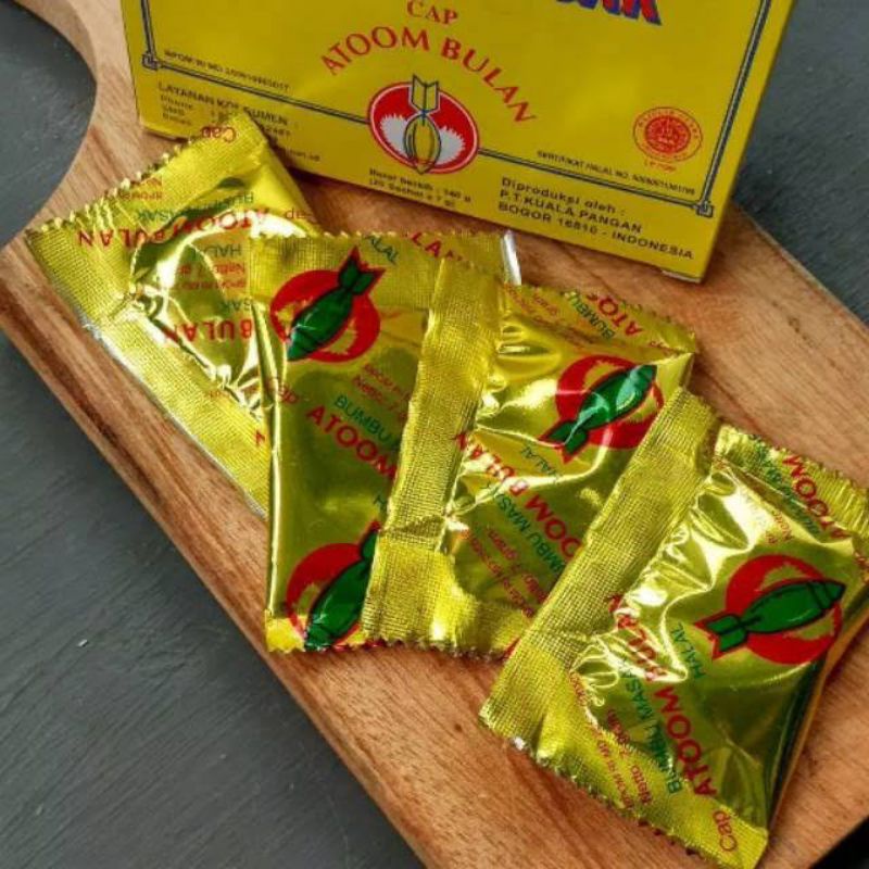 Jual bumbu atom bulan 1 Dus kecil , bumbu seblak praktis , bumbu ...