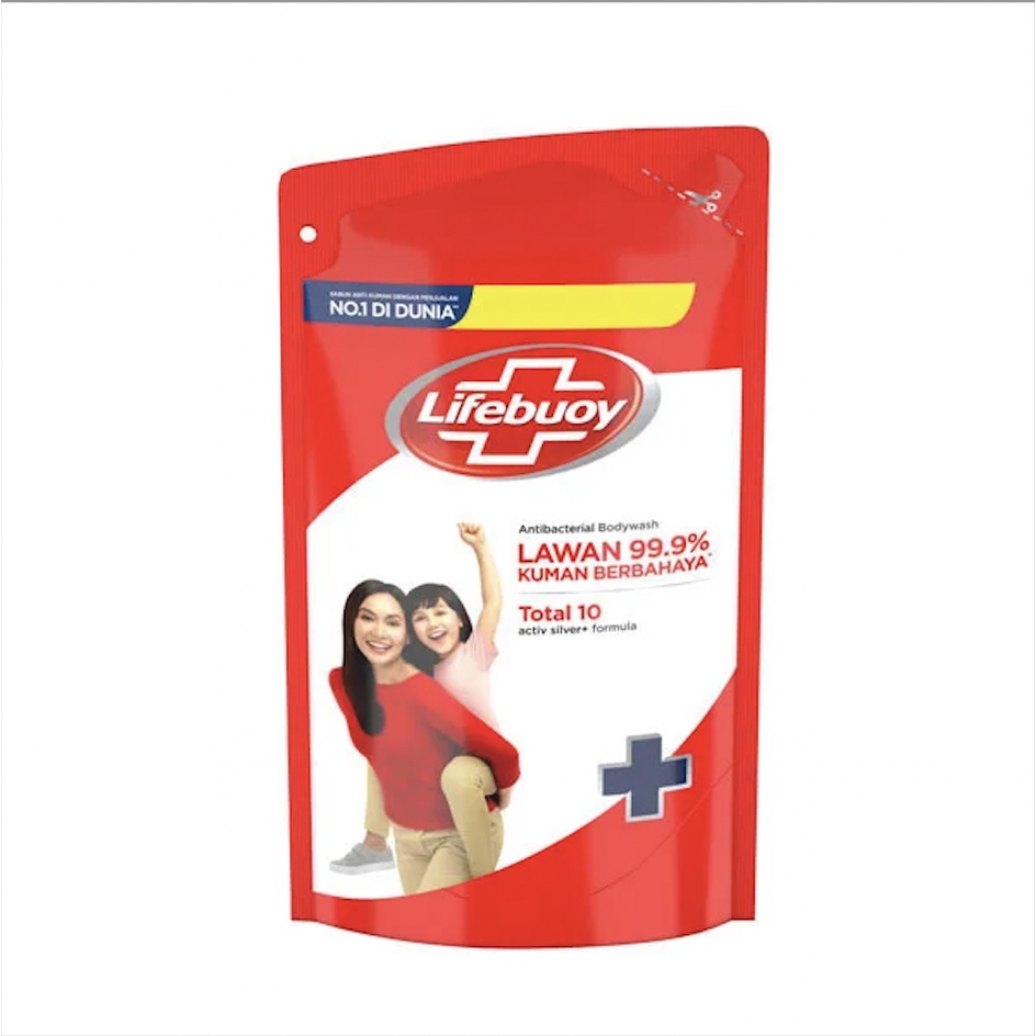 Jual Lifebuoy Sabun Cair Refill Sachet 825ml - Mild Care / Total 10 ...